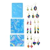 WINDLAND Holographic-Silicone Molds Rectangle Oval Light and Shadow ...