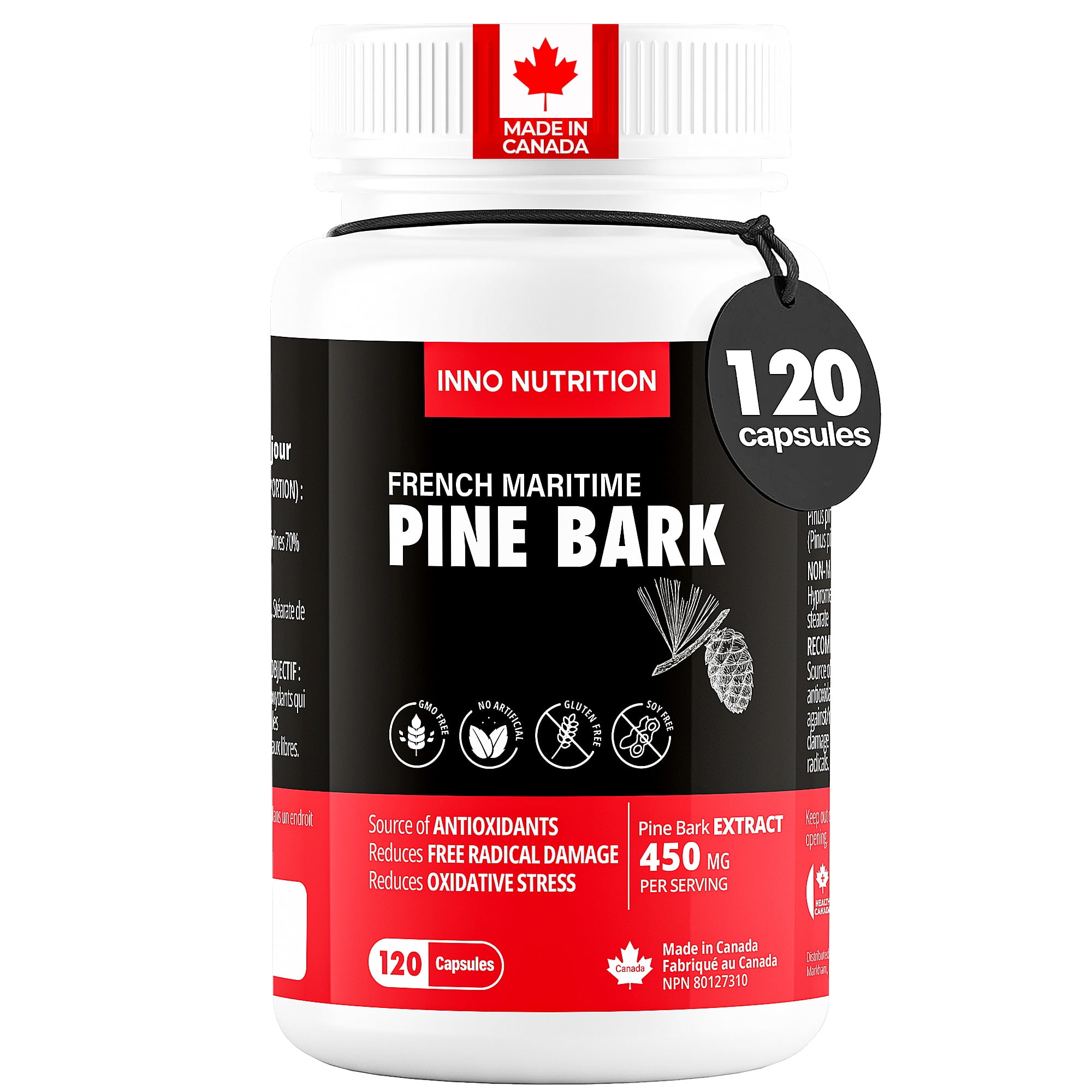 Click here for Inno Nutrition Pine Bark Extract 450mg - 120 Capsu... prices