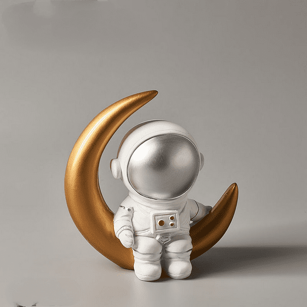 15cm Lune Astronaute Astronaute Gâteau Topper Figure Planète Fusée ...