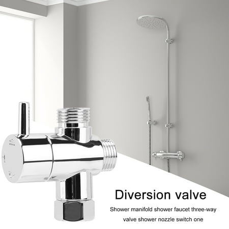 Clairlio 3 Way 1/2 Shower Faucet Water Splitter Shower Valve Diverter ...