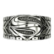DC Comics Superman Men's Stainless Steel Logo Ring, Size 10 - Walmart.com