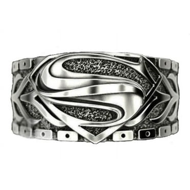 DC Comics Superman Men's Stainless Steel Logo Ring, Size 10 - Walmart.com