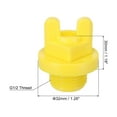 G1/2" Male Thread PPR Pipe Fitting End Cap with Butterfly, Tubing ...