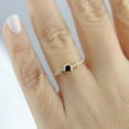 1.20Ct Round Lab Created Black Diamond Engagement Ring 14k Yellow Gold ...