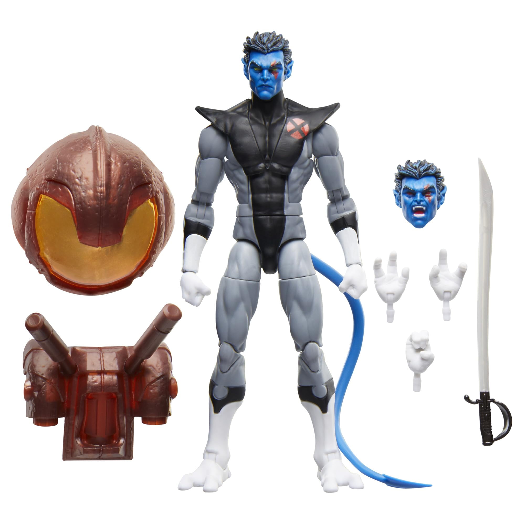 Figura de acción Marvel Legends Series Nightcrawler X-Men | Walmart en ...