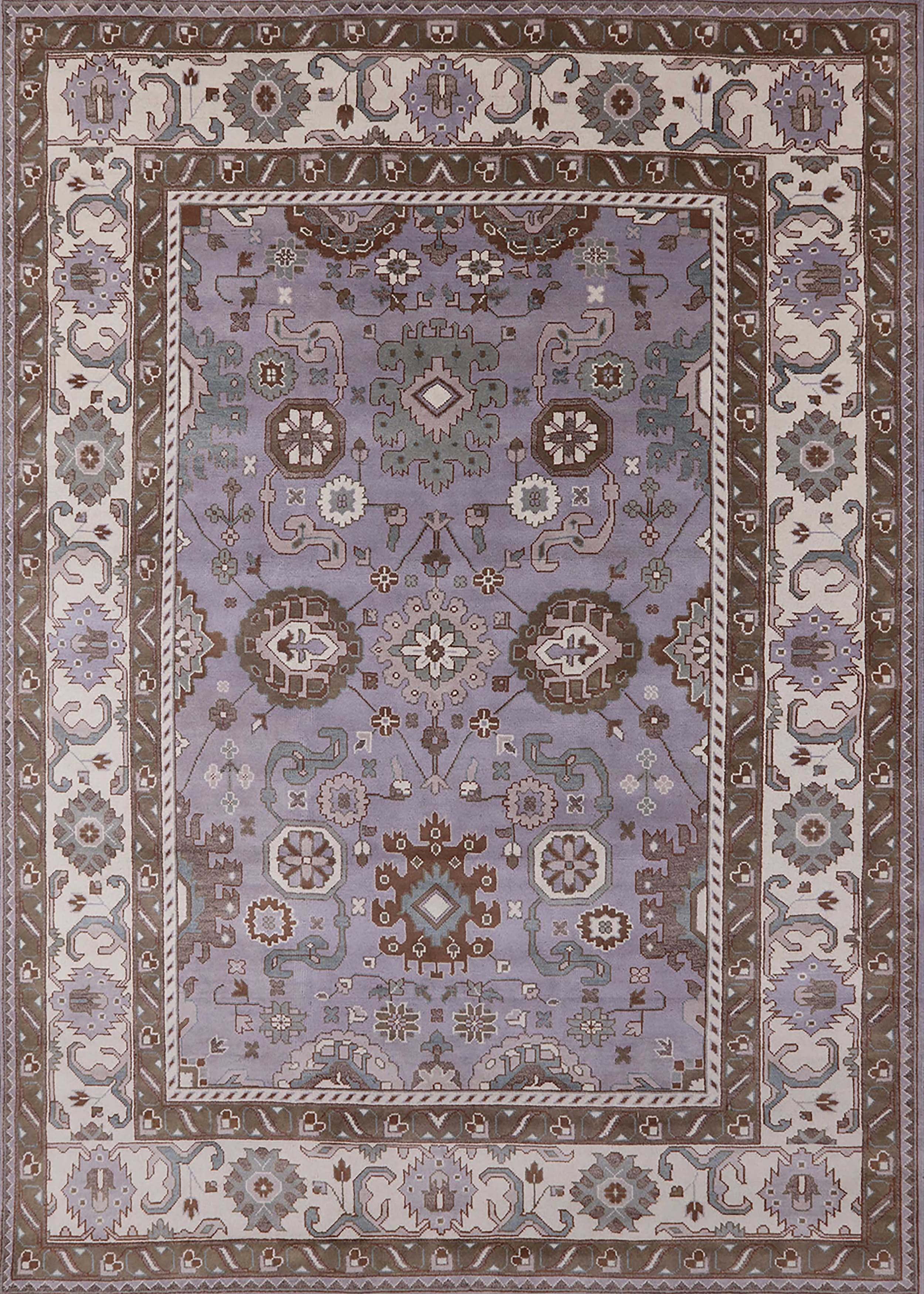 Ahgly Company Indoor Rectangle Mid-Century Modern Dark Gray Oriental ...