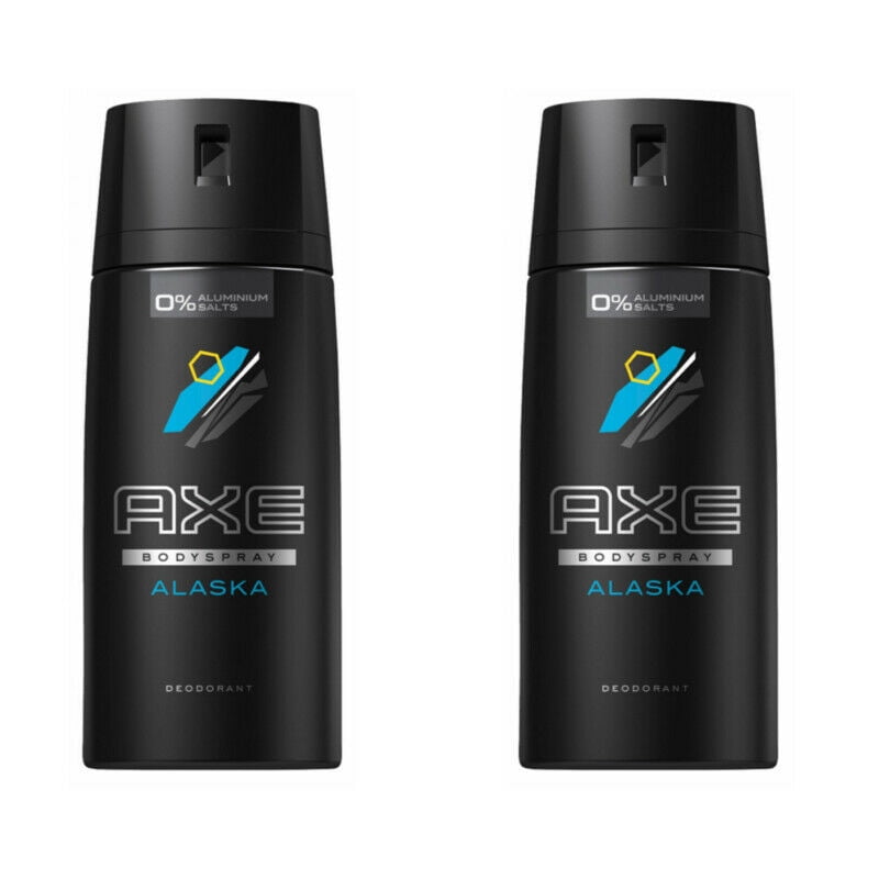 2 Pack Axe Alaska Mens Deodorant Body Spray, 150ml - Walmart.com ...