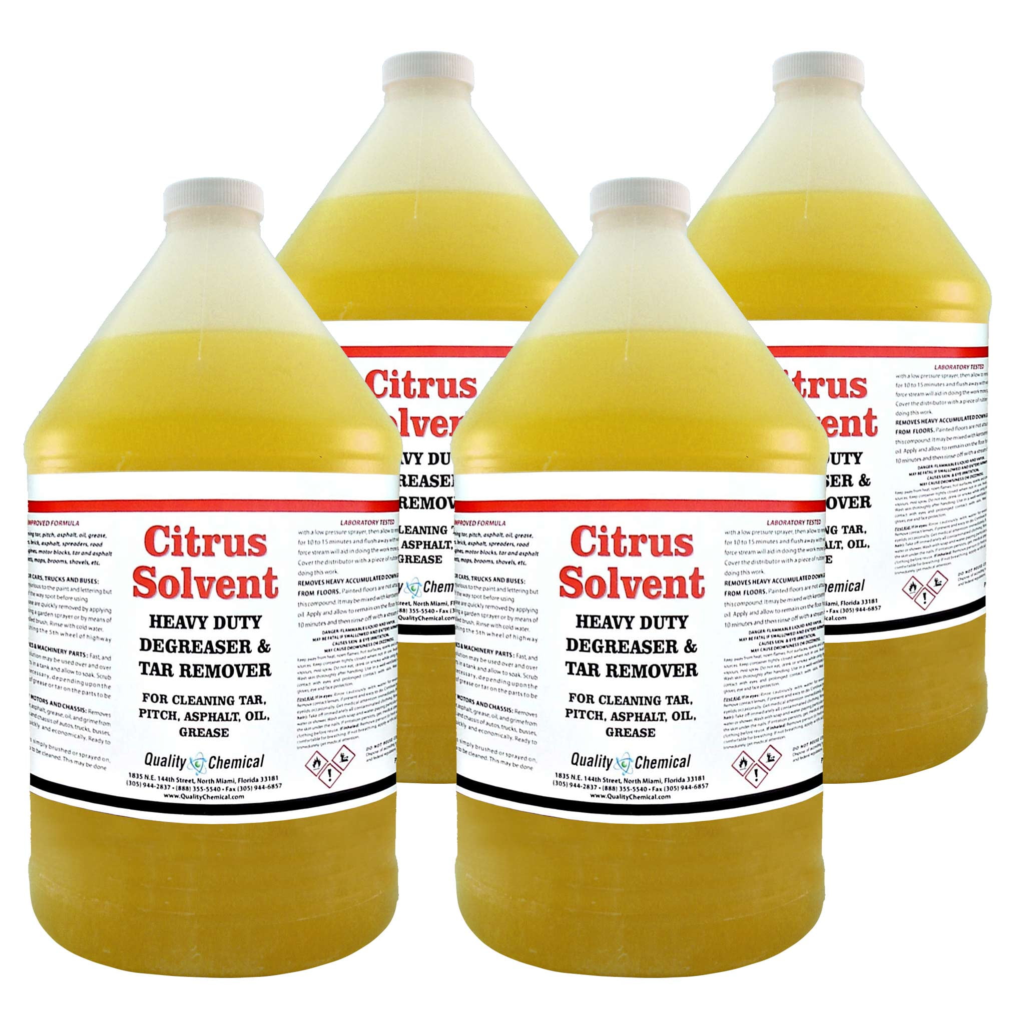 Citrus Solvent Degreaser & Tar Remover - 4 gallon case - Walmart.com