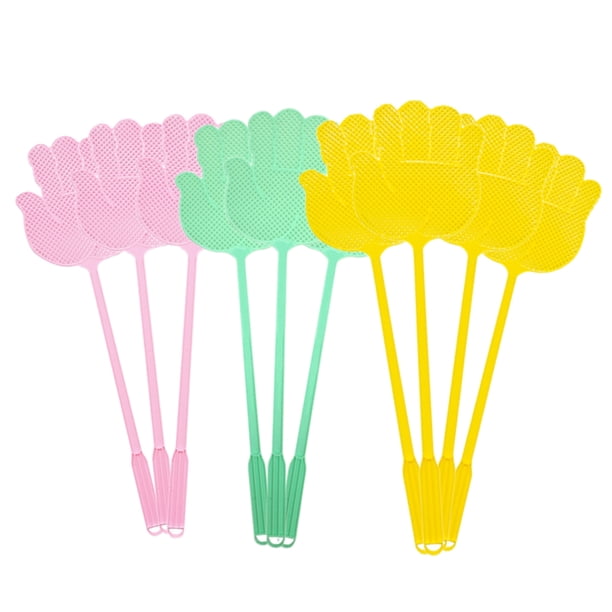 10 piezas de matamoscas multicolor matamoscas manual matamoscas ...