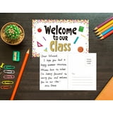 WaaHome 30pcs Welcome To Class Postcards for Students & Teachers, 4"X 6 ...