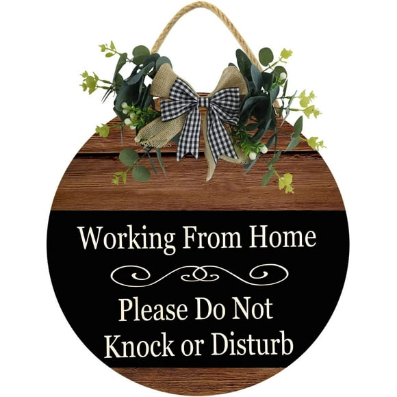 Please Knock Before Entering Sign