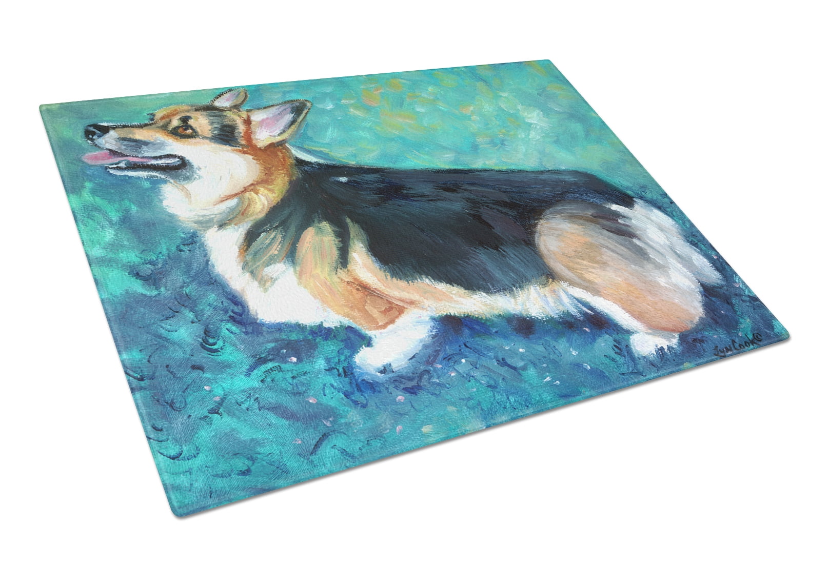 Caroline's Treasures Corgi Pembroke Glass Cutting Board Large - Walmart.com