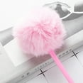 10 Pieces Plush Ball Ballpoint Pen Funny Writing Pen Smooth to Write ...