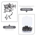 BESTYASH 50Pcs Bass Panel Mounting Screws Black Durable Pickguard ...