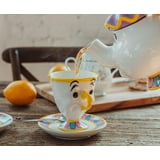 Disney Beauty and the Beast Mrs. Potts Teapot Set With 2 Chip Cups and ...