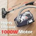 PINETAN UA807 Vacuum Cleaner, 62 dB Low Noise, High Suction, Speed ...