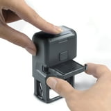 Trodat Printy 4750 Date Stamp with English Message Paid – Self Inking, Red Ink Date and Blue Ink ...