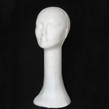 Styrofoam Male Head Bulk 11"X6.5"X8.5" - Walmart.com