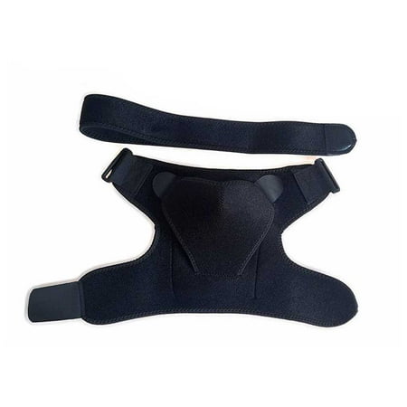 Portable Adjustable Single Shoulder Brace Badminton Tennis Basketball ...