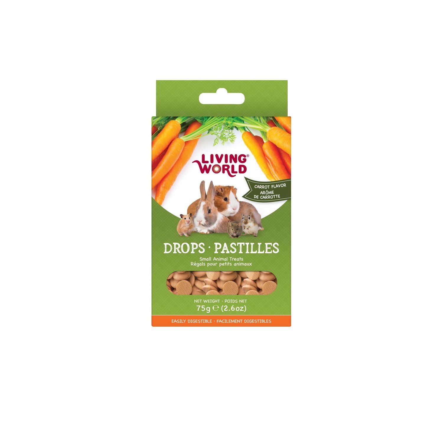 Click here for Living World Small Animal Drops  Carrot Flavour 75... prices