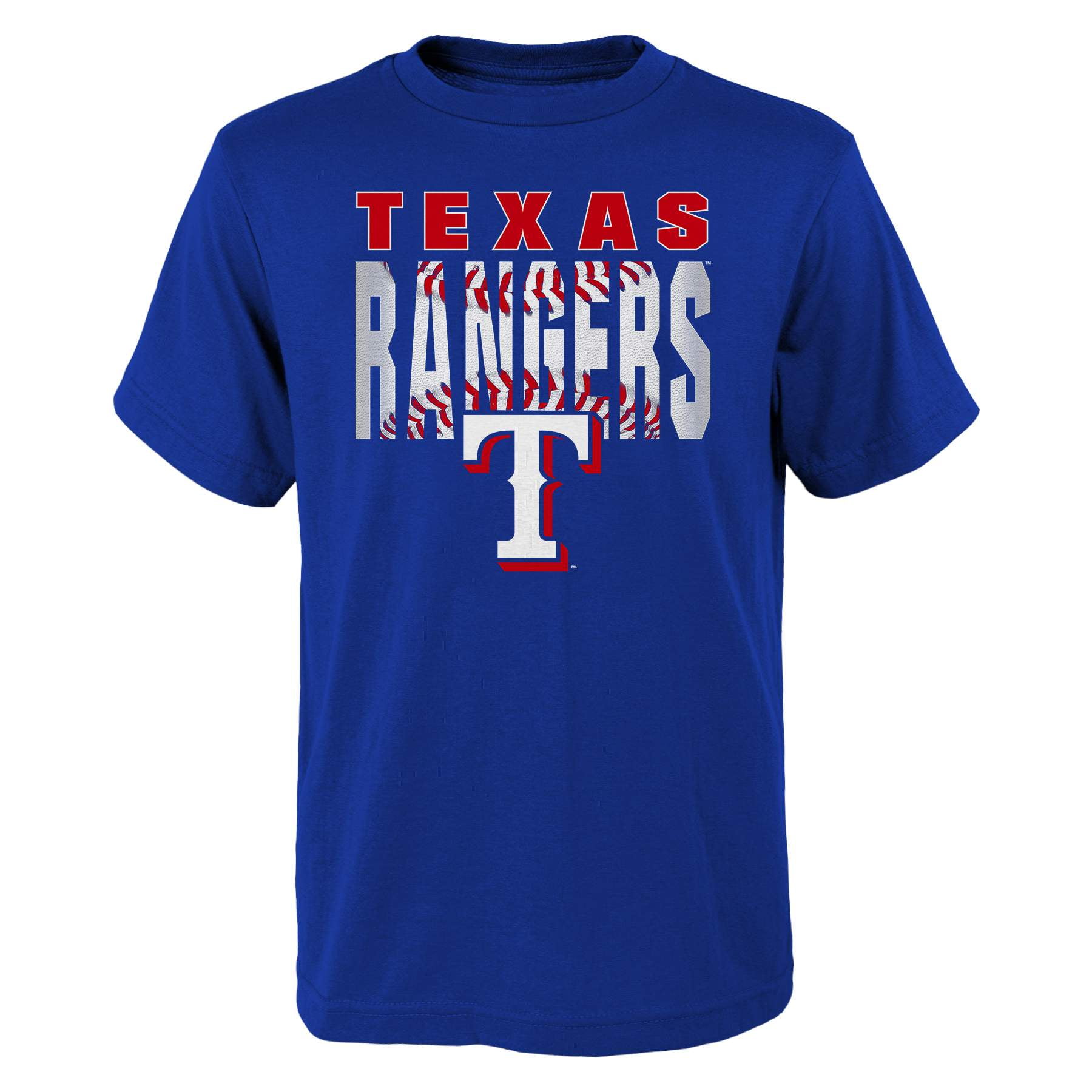Texas Rangers Boys 4-18 SS Tee 9K3BXMBS8 S6/7 - Walmart.com