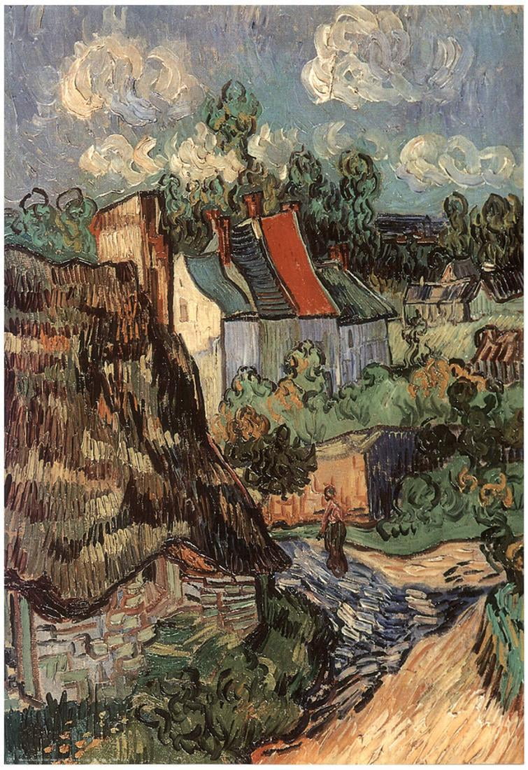 Vincent Van Gogh (House Of Auvers) Art Poster Print Poster - 13x19 ... Vincent Van Gogh (House Of Auvers) Art Poster Print Poster - 13x19 ...