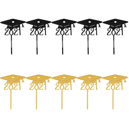 Jiudigo Graduation Theme Cake Topper Delicate Party Decor Desserts ...