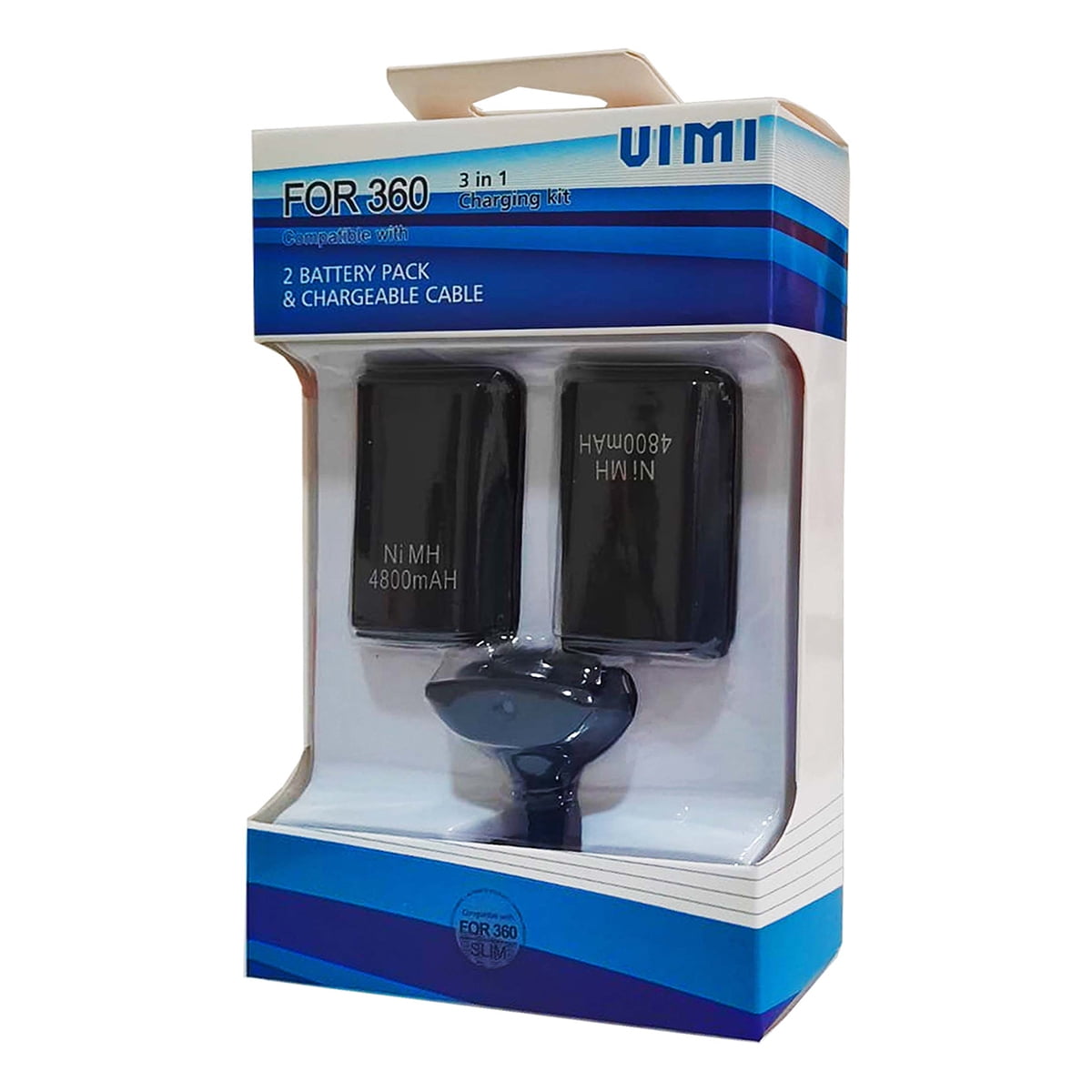 Kit Carga Y Juega Vimi Para Control De 360 2 Baterias Y cable | Bodega ...