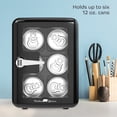 Polar Bear Mini Fridge Cooler, 6.5in. 4-Liter Retro Window Standard ...