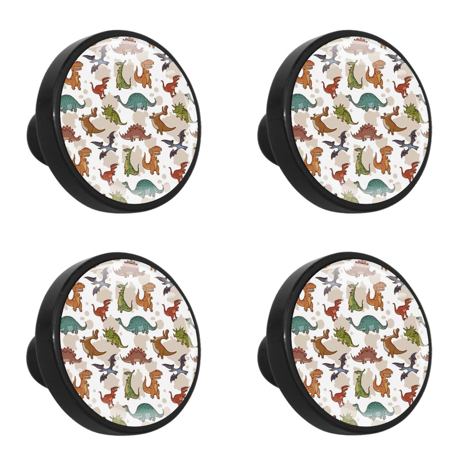 4 Pcs Dinosaur Knobs for Kitchen Cabinet Cupboard Dresser Bookcase ...
