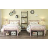 Yoneston Twin Metal Platform Bed Frame for Girls Single Bed Frame ...