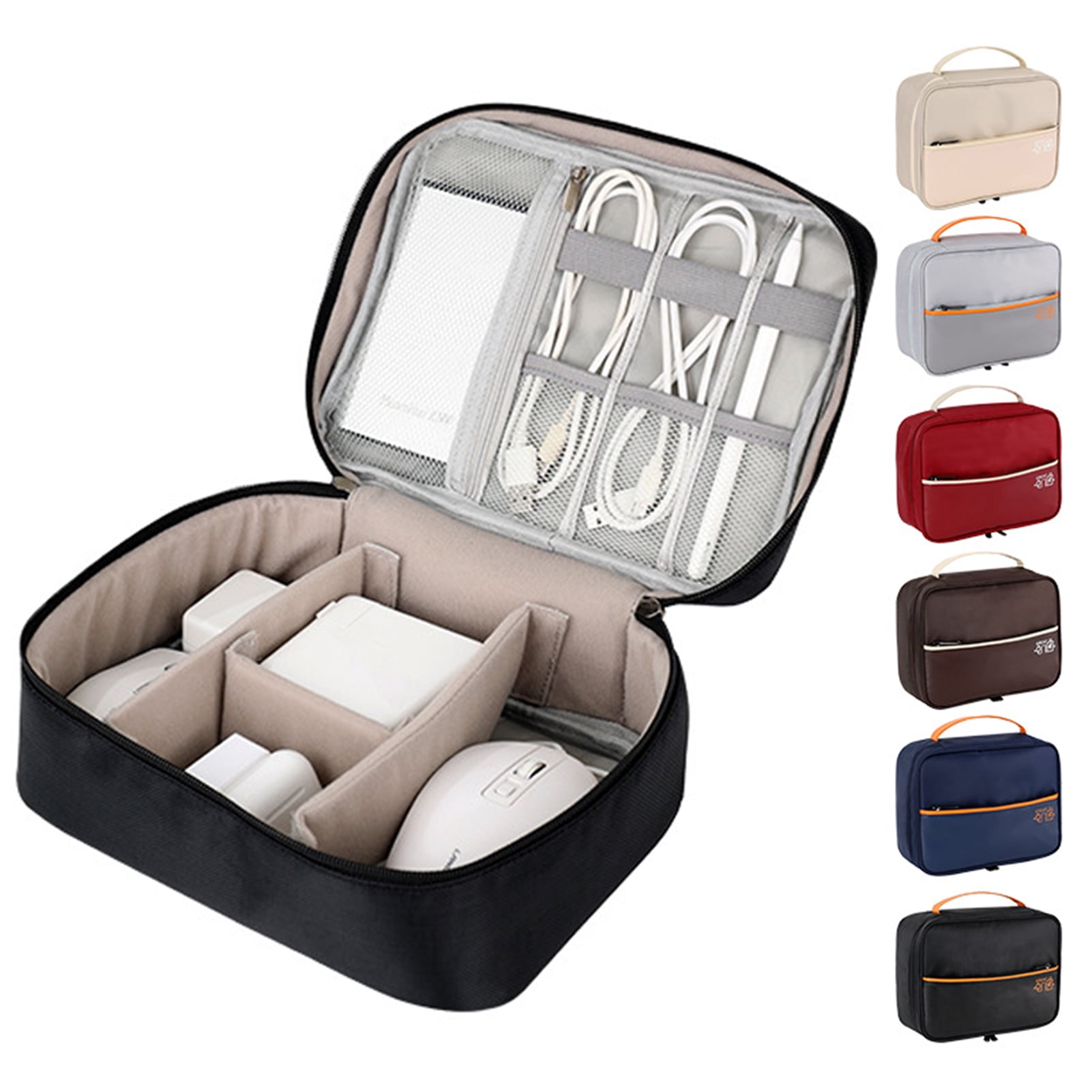 Hesroicy Storage Bag with Handle Mesh Pocket Polyester Multifunction ...