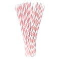 100 Pieces Kraft Paper Straw Disposable Drinking Straw for Party ...