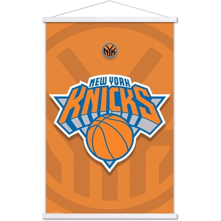 NBA New York Knicks - Logo 14 Wall Poster with Wooden Magnetic Frame ...