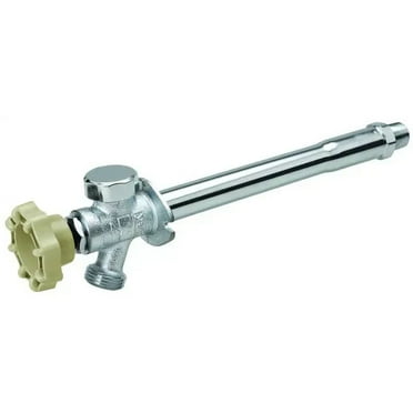 Mueller Frost Proof Sillcock Anti-Siphon, Silver, Red, 1/2 In. Copper ...