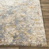 Mark&Day Area Rugs, 9x12 Cuneo Modern Abstract Marble Shag Metallic ...
