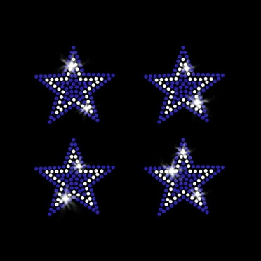 JCS Rhinestones Alphabet X-Small Glitter Letters, Clear Rhinestone Iron ...