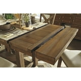 Moriville Grayish Brown Counter Height Dining Extension Table - Walmart.com