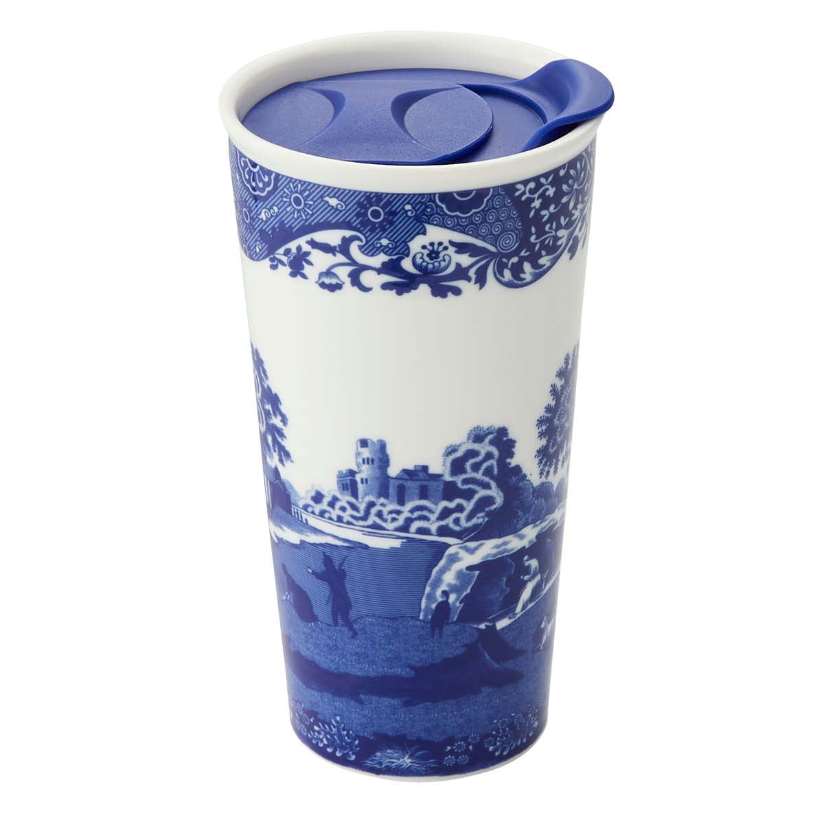 Spode Blue Italian 12 oz Travel Mug - Walmart.com