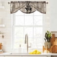 Retro Farm Tie Up Valance Curtains Chicken Pig Cow Barn Door Board ...