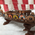 1/50 Scale Viking Longship Wooden Model Kit, DIY Ancient Norse Sailing ...