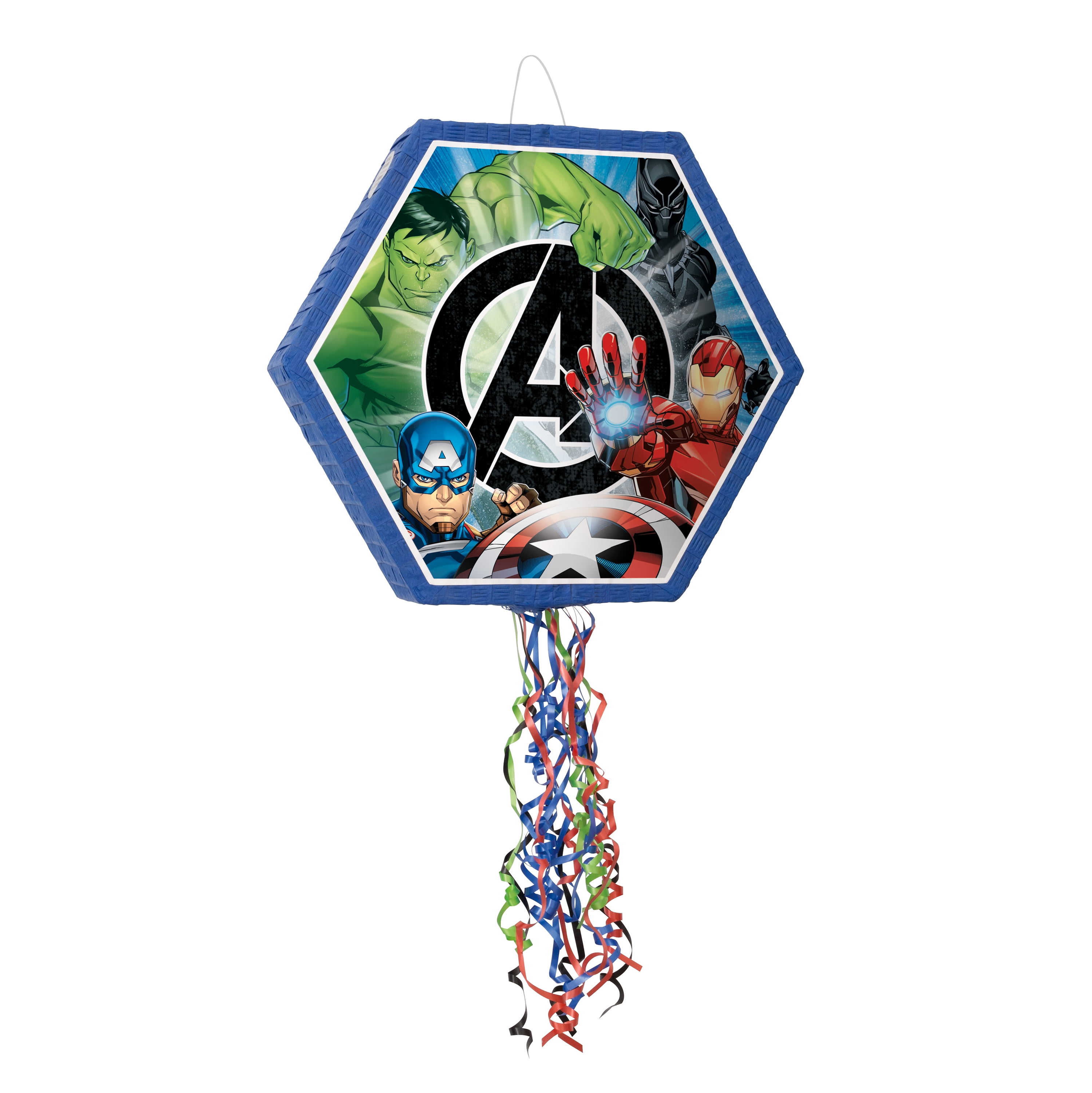 Avengers Pinata, Pull String, 22.25in x 19.25in - Walmart.com