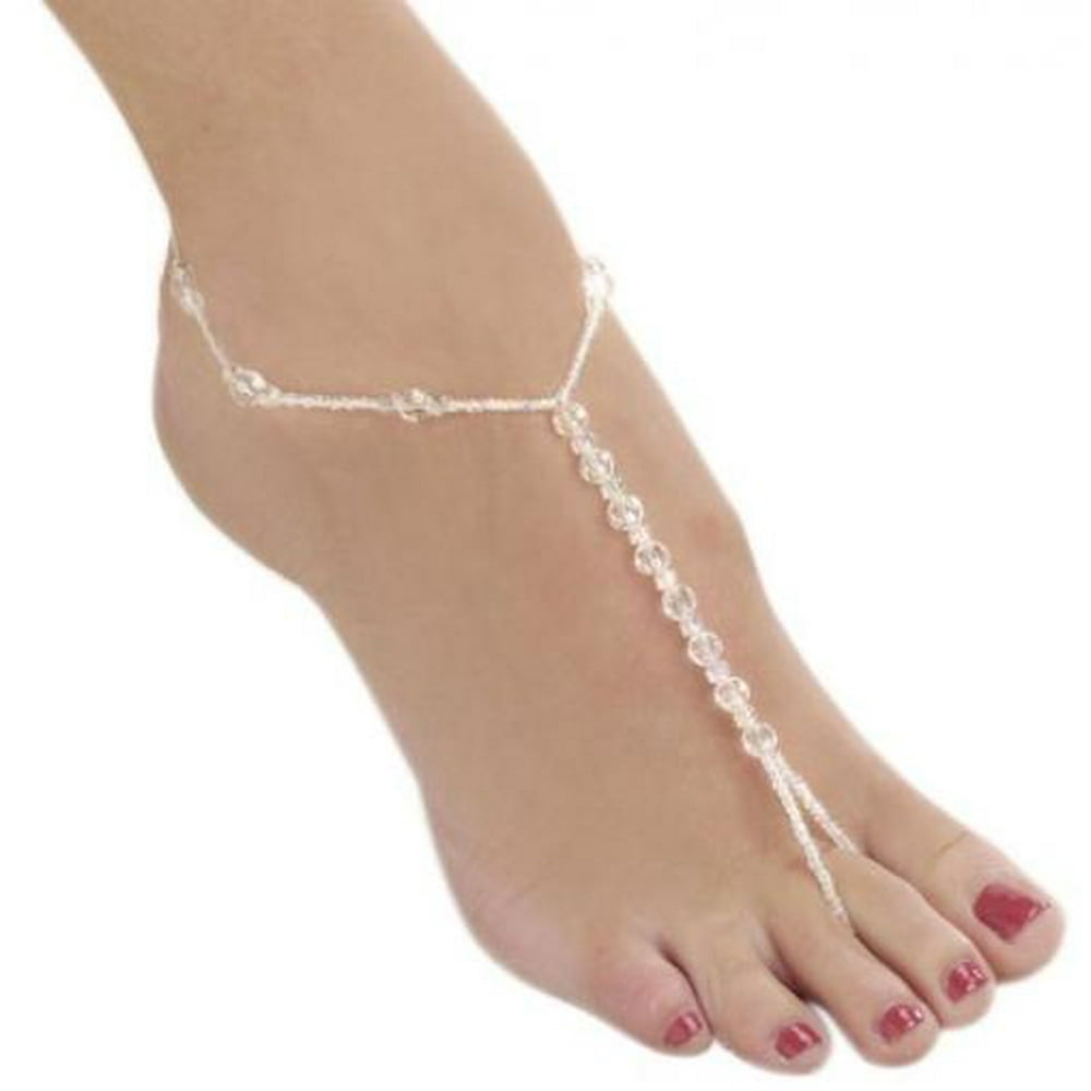 Victoria Lynn - Foot Jewelry - Crystal AB - Medium - Size 7 to 8 ...