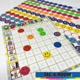 "Tag-A-Room Bright Small Smiley Face Dot Stickers, 3/4 inch Round, 8.5 ...