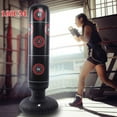 Willstar 160cm Inflatable Punching Bag, Free Standing PVC Boxing Bag ...