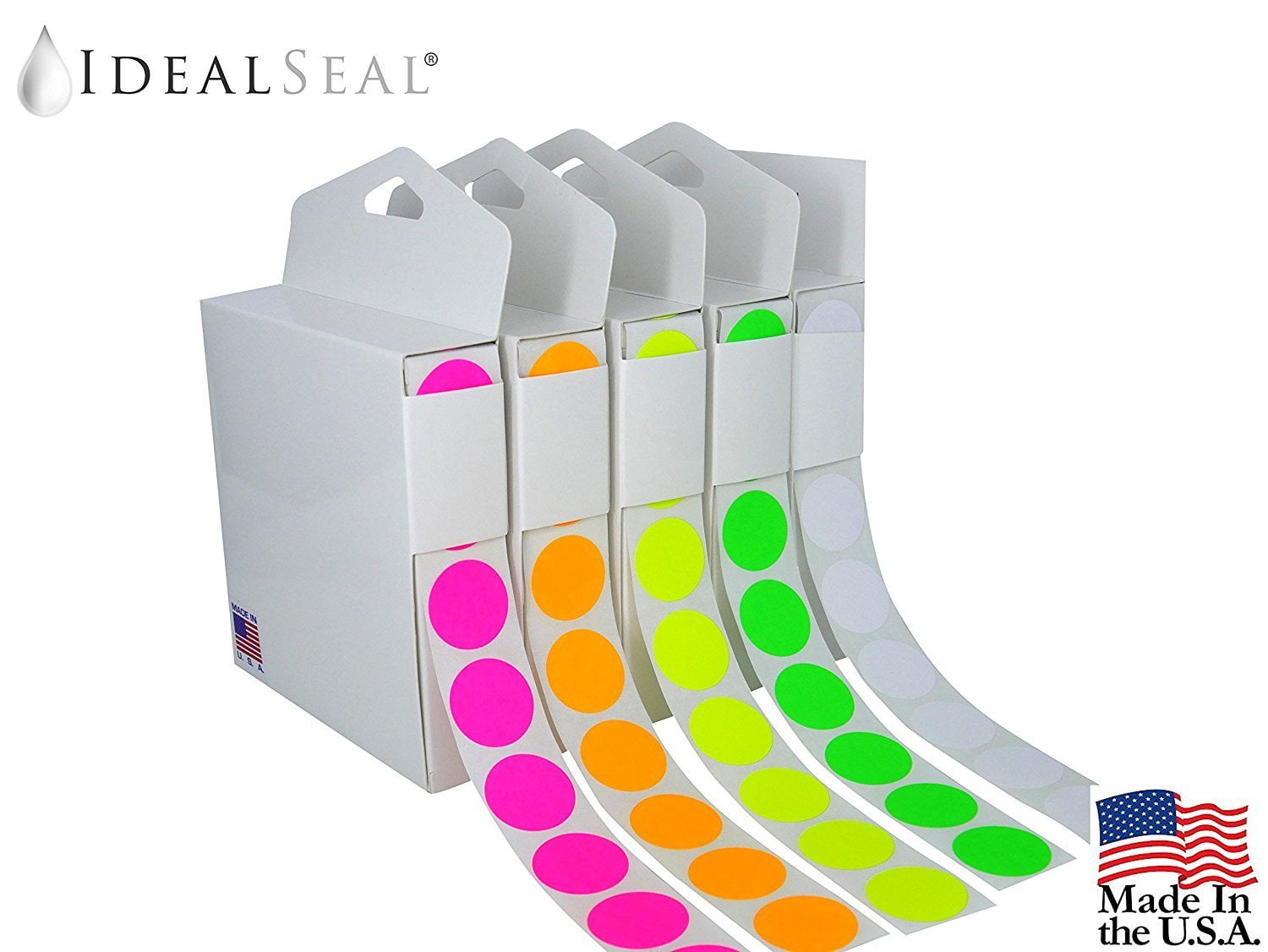 Color Coding Labels Super Bright Fluorescent Neon Yellow, Green, Orange ...