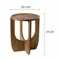 COZAYH Rustic Farmhouse End Table, French Country Accent Side Table for Family, Dinning or ...