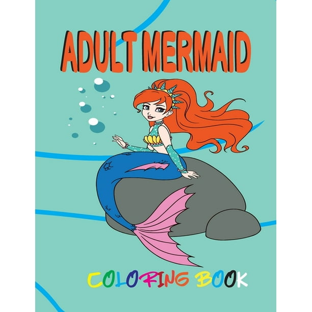 Mermaid Adult Coloring Pages