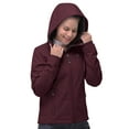 33 000ft Womens Softshell Jacket Fleece Lined Warm Jacket Light