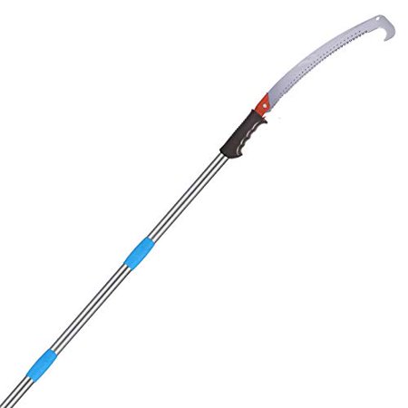 MIYA Pole Saw - High Reach Pole Pruner with 10FT Lightweight Stainless ...